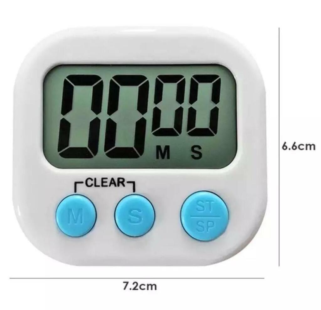 Reloj Timer Temporizador con Iman y Apoya Mesada