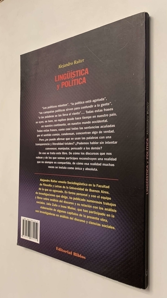 Lingüística y política - Alejandro Raiter