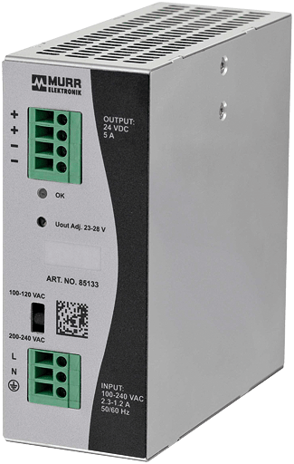 Murr Fonte ECO-RAIL-2 - Mono 90-264VAC Saida 24VDC - 5A