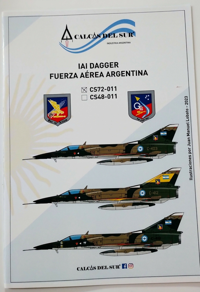 IAI DAGGER FUERZA AEREA ARGENTINA - Comprar en Komboloi