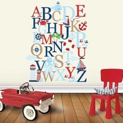 Kit De Vinilo Abecedario Nautico - Mister Vinilikus