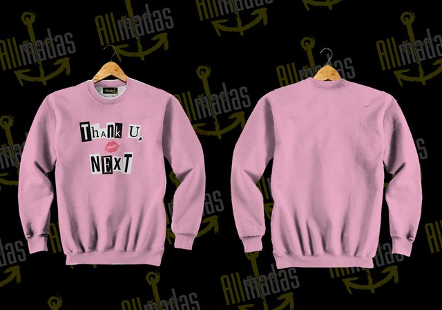 Moletom - Ariana Grande Thank U, Next - Allmadas