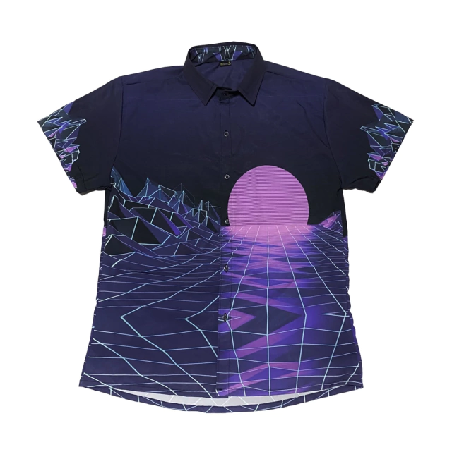 Camisa de Botão - Blue Paradise - Comprar em Allmadas