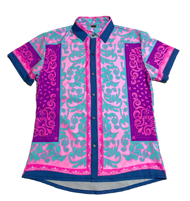 Camisa de Botão - Lenço cores - Comprar em Allmadas