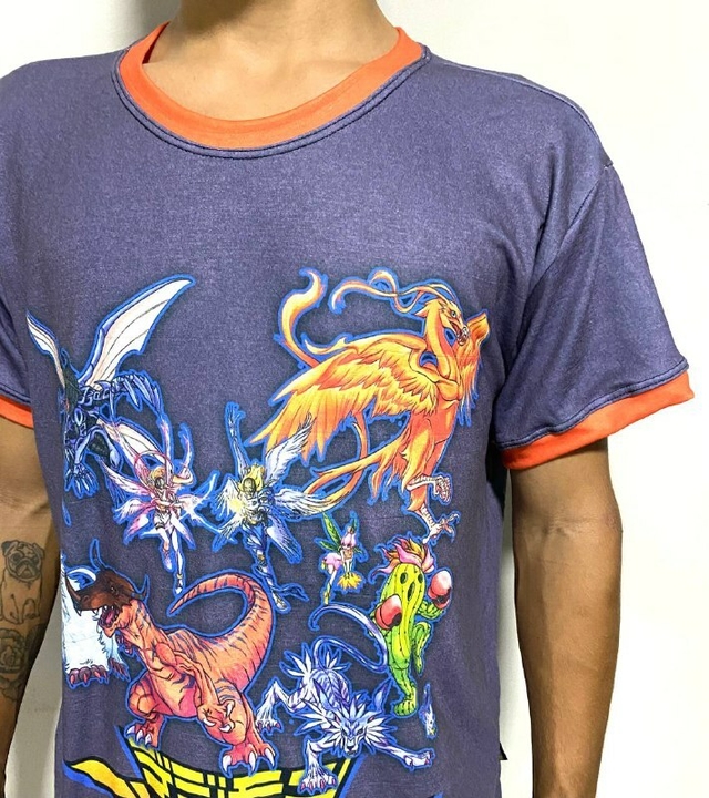 Camisa - digimon poster desenho geek - Allmadas