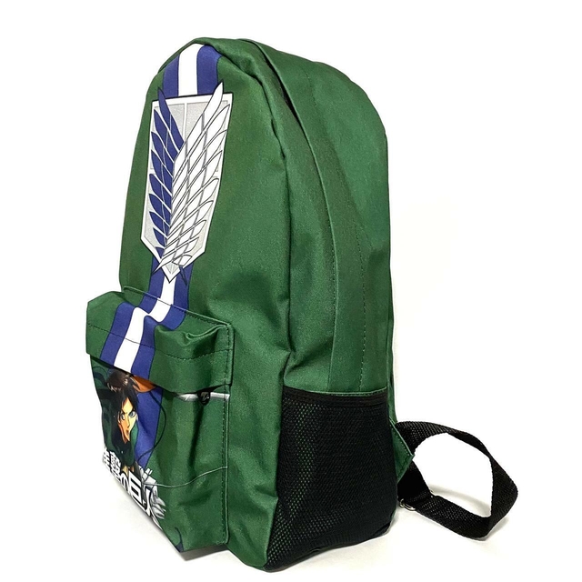 Kit mochila e estojo - Attac on titan eren yeager personagem símbolos ...