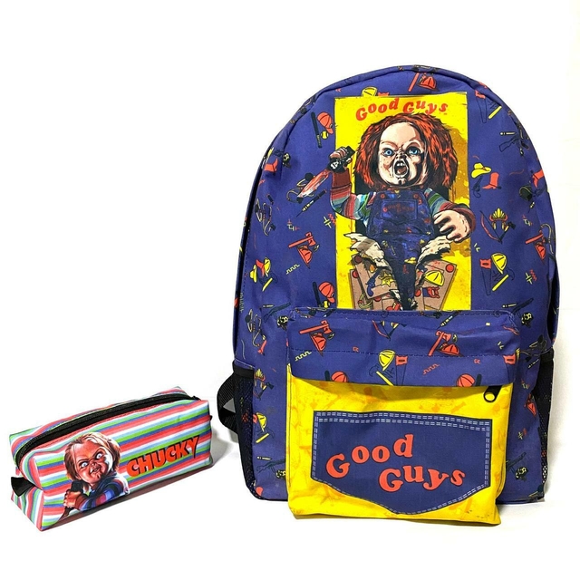 Kit mochila e estojo - Chucky doll box cartoon versão tamanho grande ...