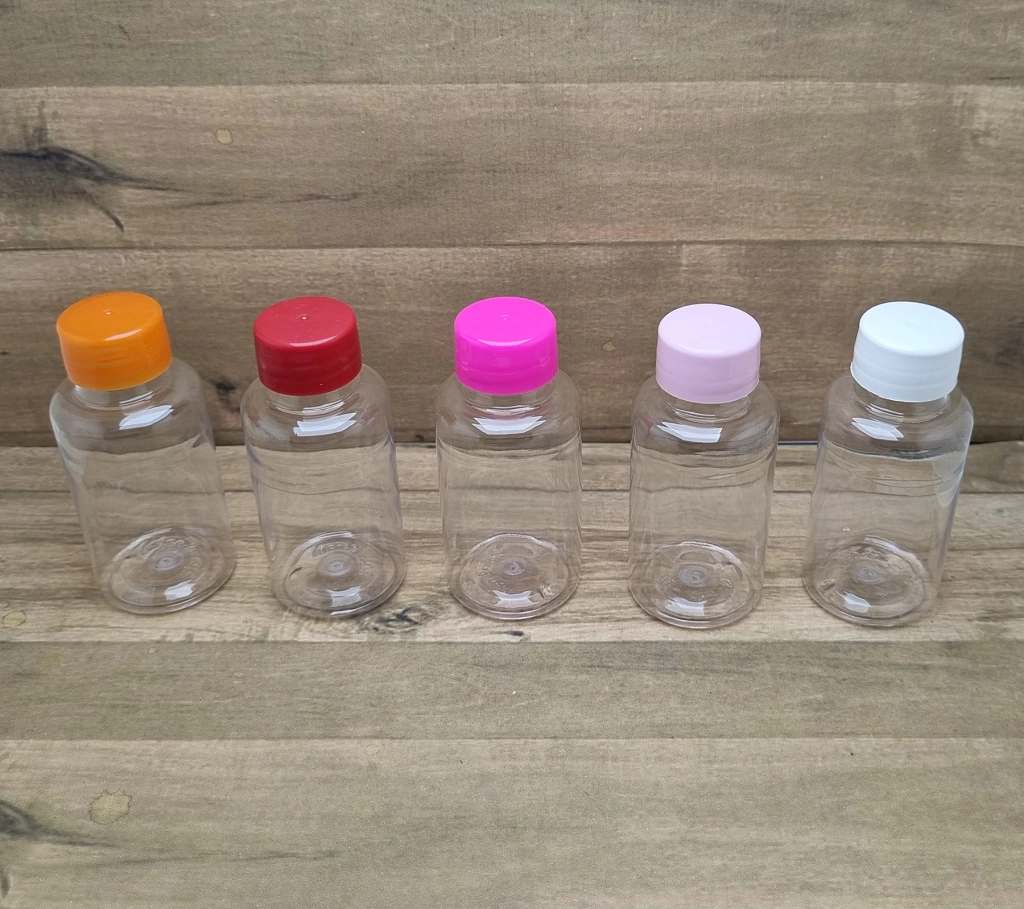 50 Frascos Pet 30 Ml Reto Tampa Rosca Plástica Fechada