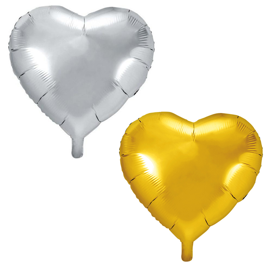 GLOBOS CORAZÓN METALIZADOS - Comprar en Aruja