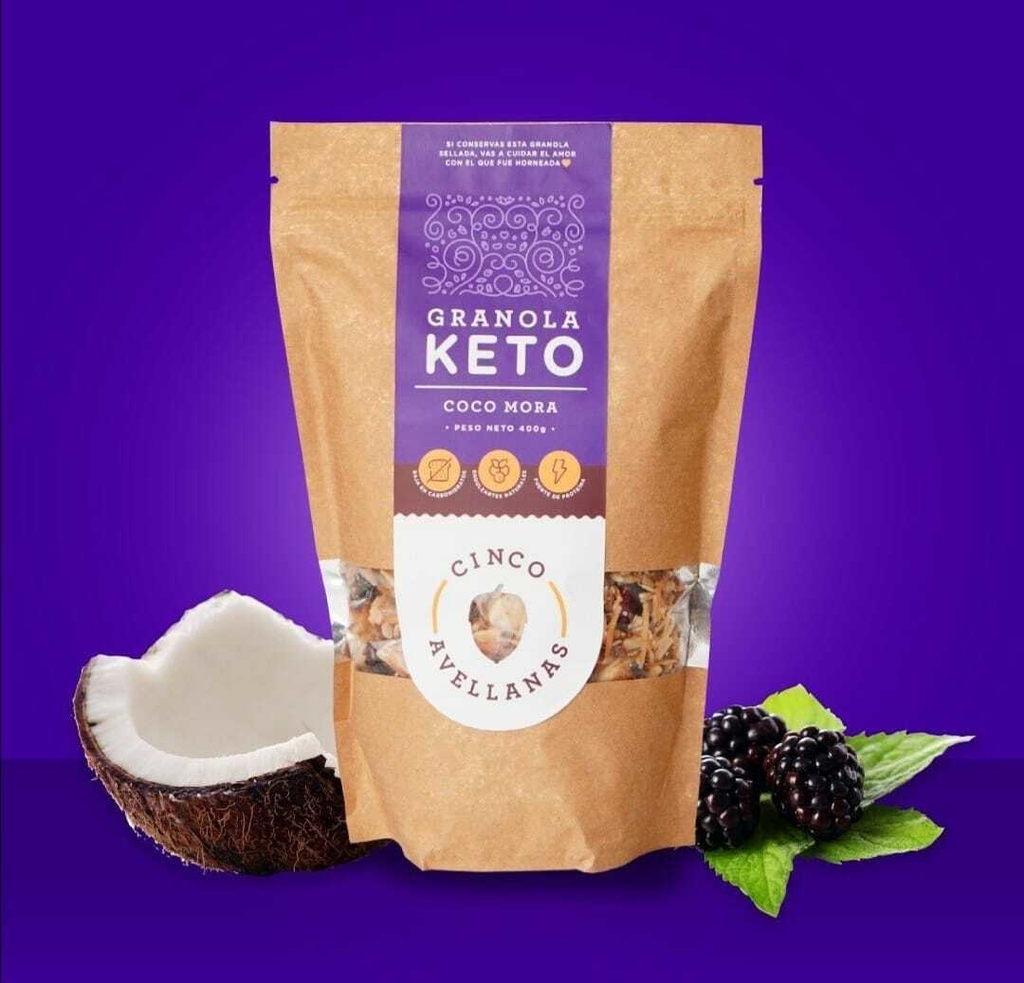 Granola keto - 5 Avellanas - El Mercadito Saludable