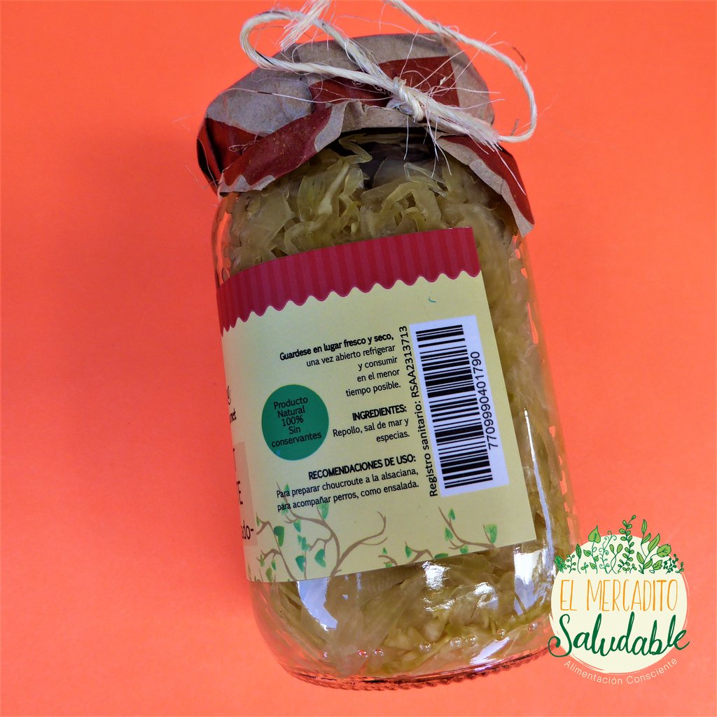 chucrut - REPOLLO FERMENTADO - 300gr