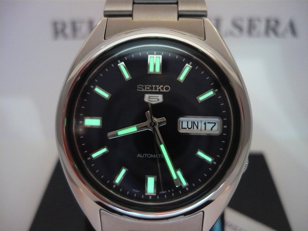 Seiko 5 Clasico Automatico Acero Snxs77 Fotos Reales