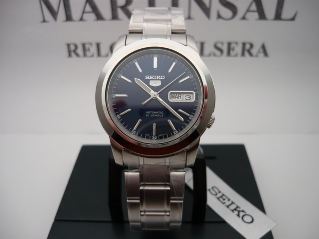 Seiko 5 Clasico Automatico Acero Snke51 Fotos Reales