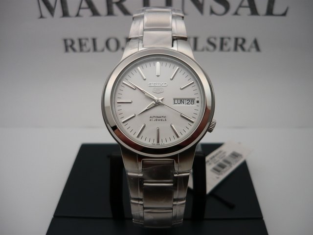 Seiko 5 Clasico Automatico Acero Snka01 Fotos Reales