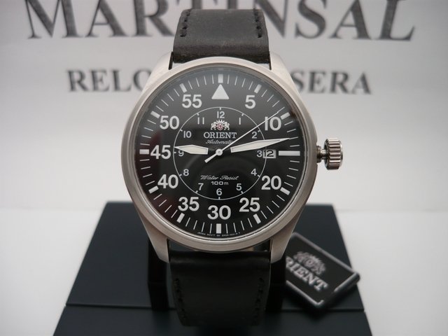 Orient Flight Pilot Automatico Negro Fer2a003b Fotos Reales