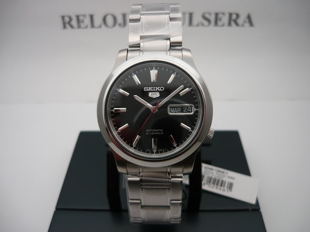 Seiko 5 Clasico Automatico Acero Snk795 Fotos Reales