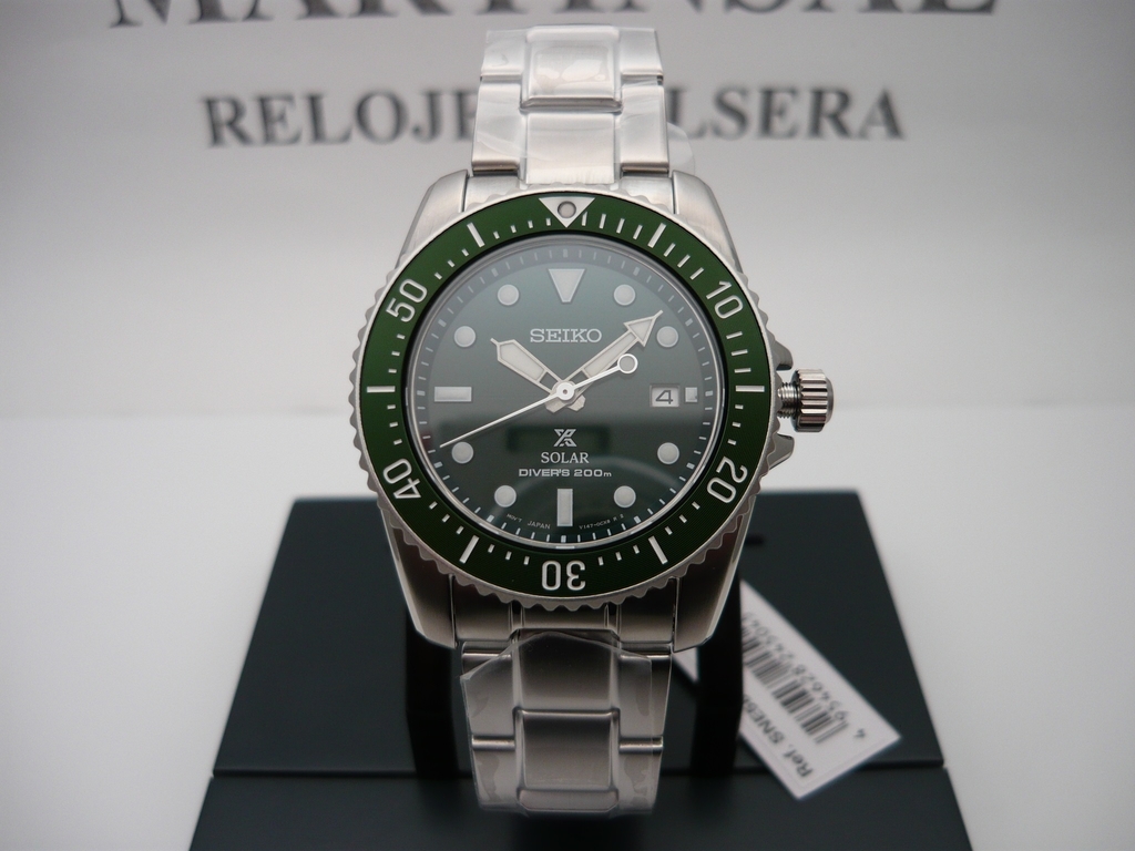Seiko Prospex Diver Solar Compact Zafiro Sne583 Fotos Reales