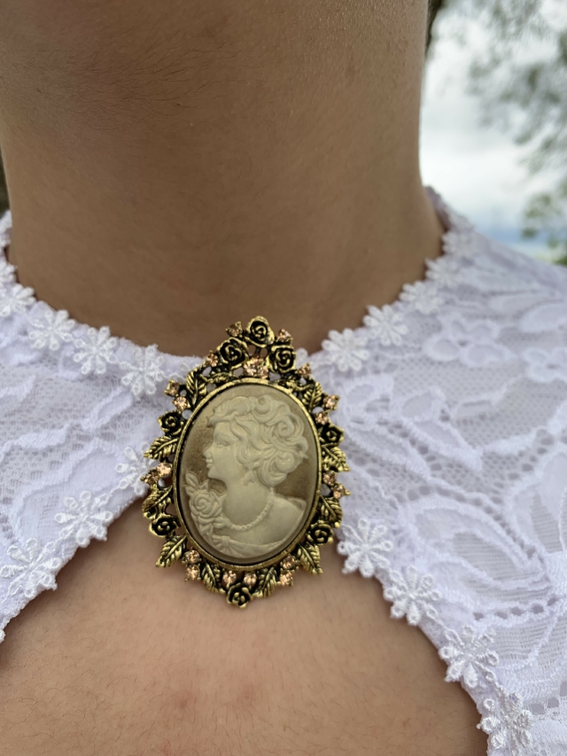 Camafeu para prenda - Rincão Gaúcho Pilchas