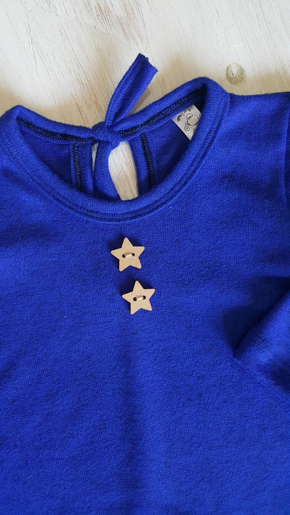 Body Basic Lanilla Azul Eléctrico - Andia Indumentaria