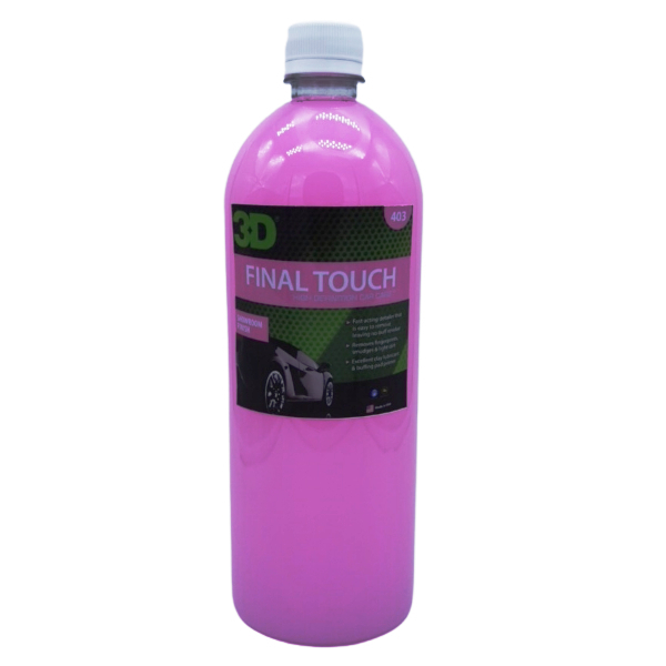 3d final touch Quick detailer brillo al instante 1 Litro