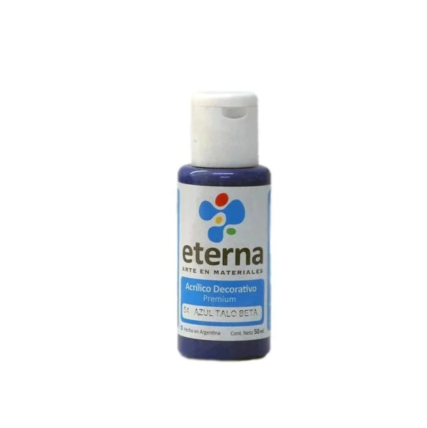 Acrilico Eterna 50 Ml Azul Talo Beta 054054