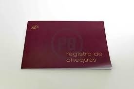 Libro Registro De Cheques Tapa Flexible 48 Pag.