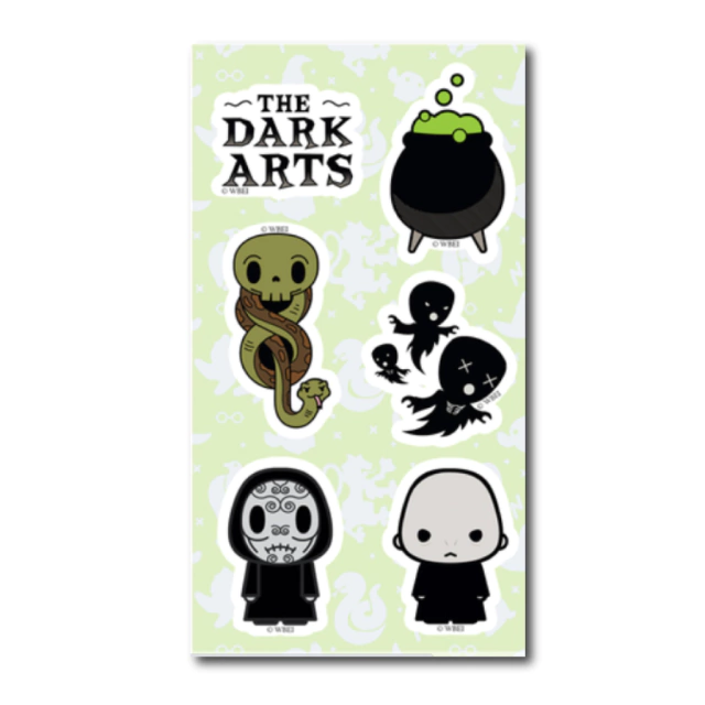 Stickers Dark Arts Chibis Harry Potter Licencia Oficial