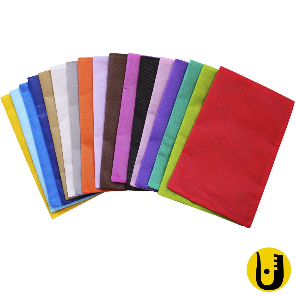 40 Sacos Presente TNT Cores 40x70 Com Fita