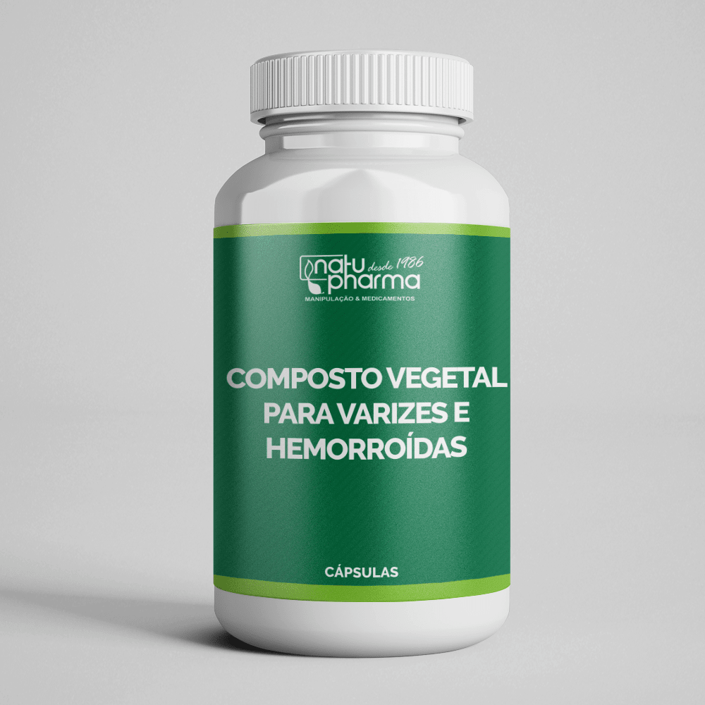 Composto Vegetal Para Varizes E Hemorroidas 60 Cápsulas
