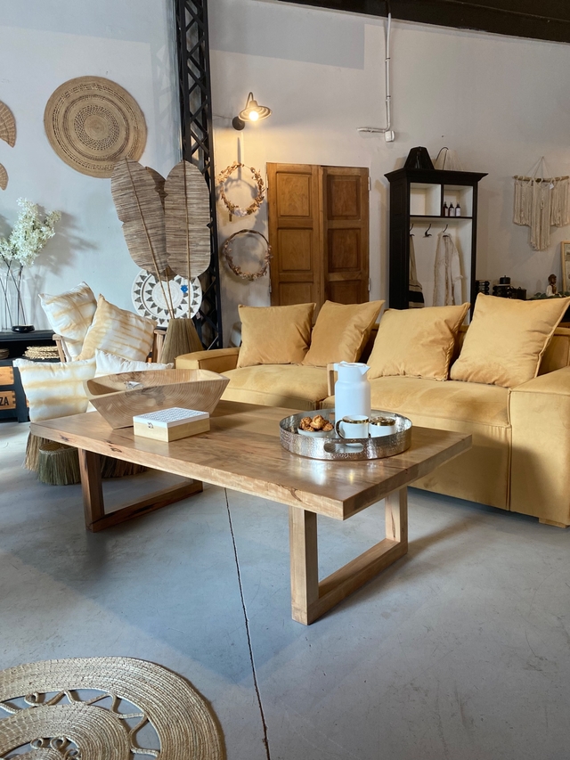 MESA RATONA U PIE EN MADERA EN ZOITA 2”