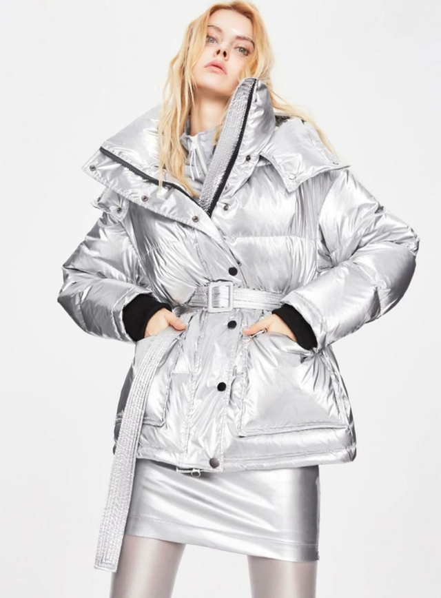 Jaqueta Puffer Metalizada (Prateada) - Vip Peles