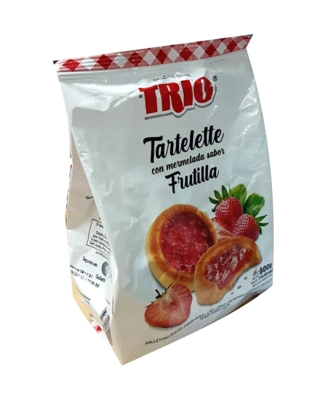 GALLETITAS TRIO TARTELETTE DE FRUTILLA 300G