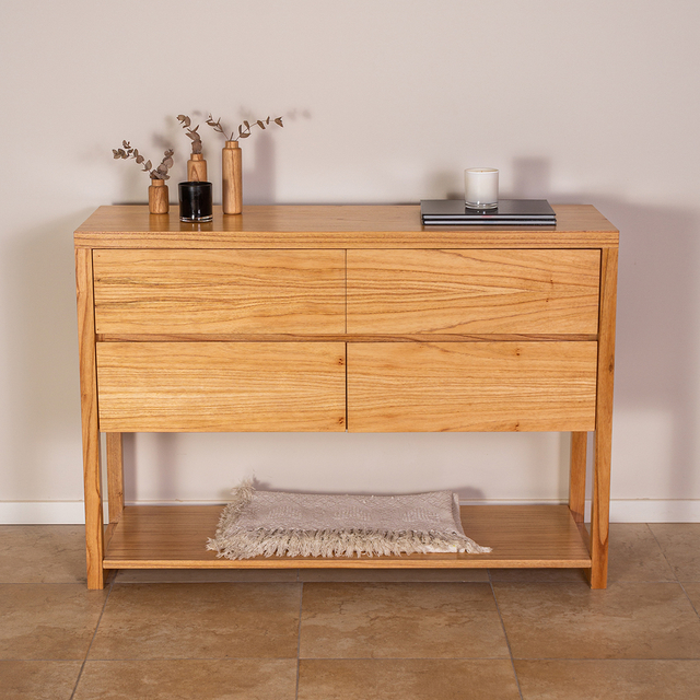 Rack Comoda Tennessee paraíso 4 Cajones 1 Estante 120x83 - LMO