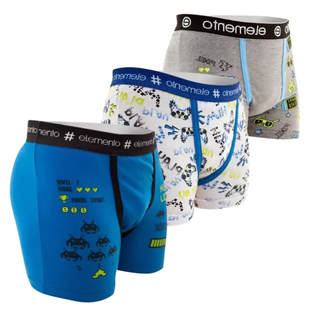 Boxer Juvenil Estampado Elemento - Comprar en Rio Mejor