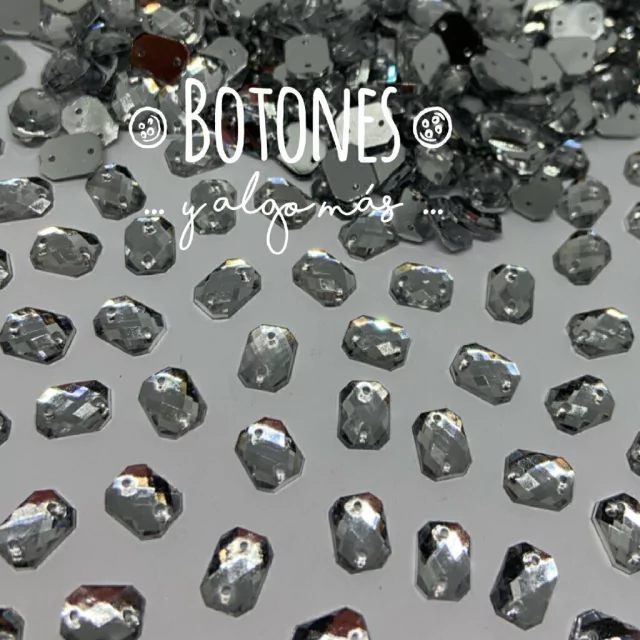 GEMA OCTAGON - CRISTAL - 6 X 8MM (COD:498) ECO