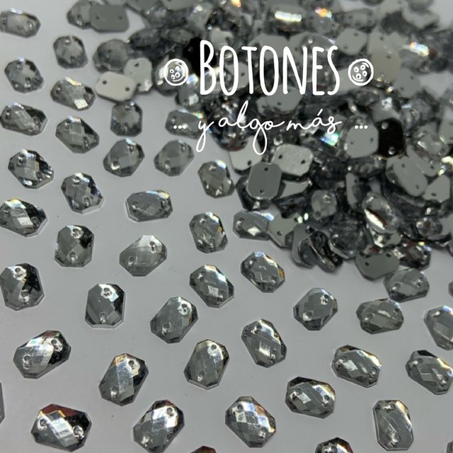 GEMA OCTAGON - CRISTAL - 10 X 8MM (COD:328) ECO