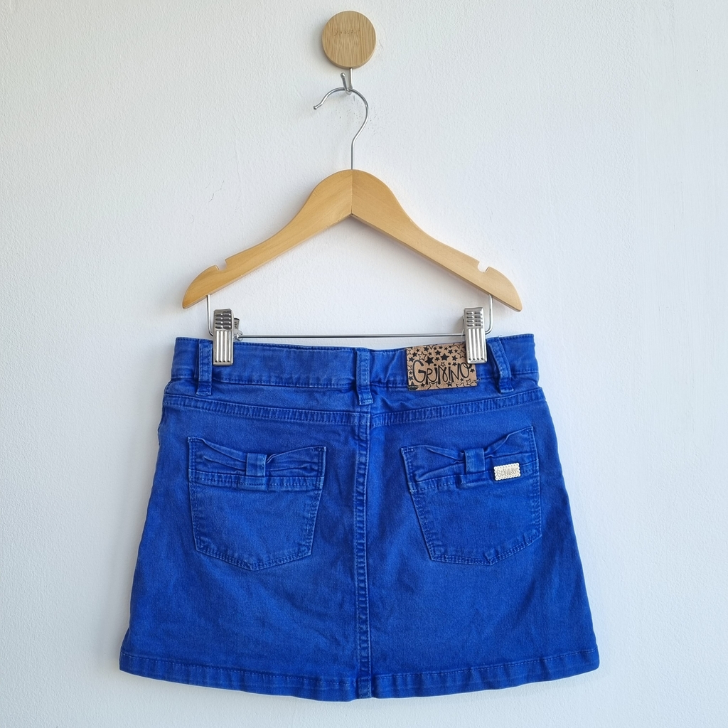 pollera jean azul grisino