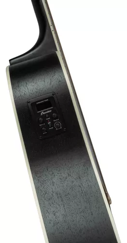 Guitarra Electroacústica 12 Cuerdas Caoba Negra Funda