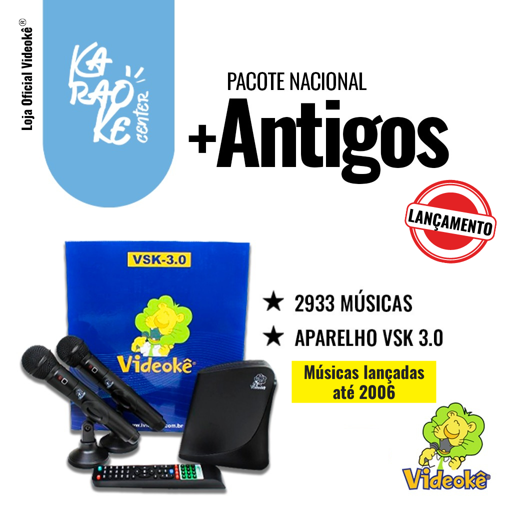 Loja Oficial Videokê - VSK3.0 Modelo 2022