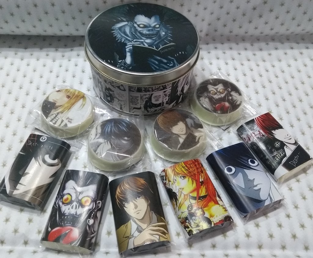Lata Death Note con Chocolates - Nerdy Planet