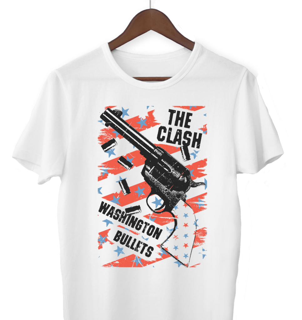 Remera The Clash Washington Bullets - Tienda Uke