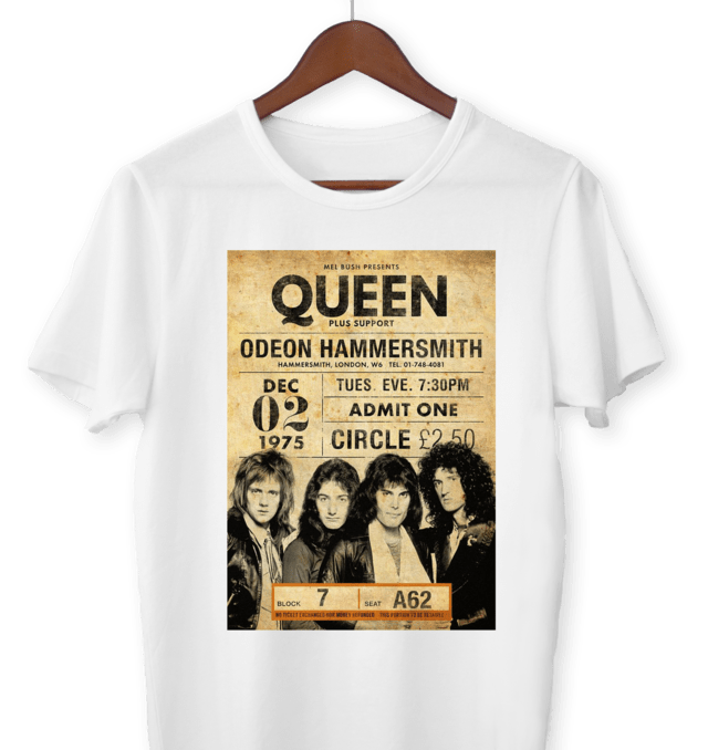 Remera Queen Poster - Comprar en Tienda Uke