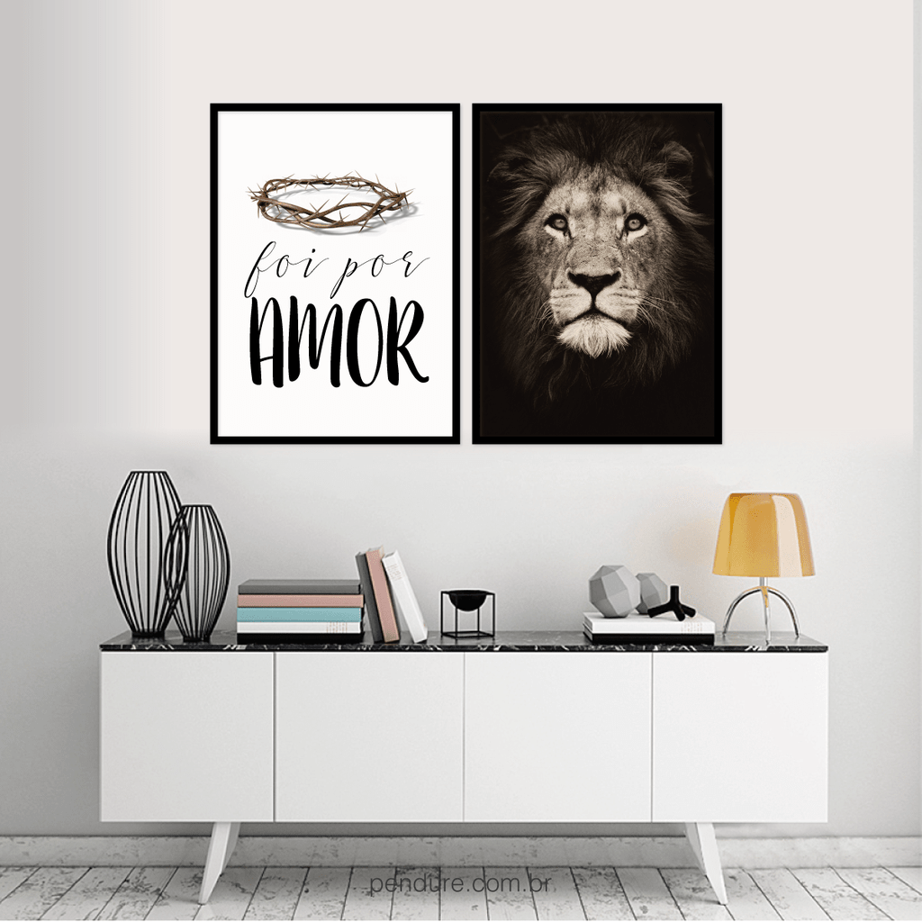 QUADRO - DUO: FOI POR AMOR