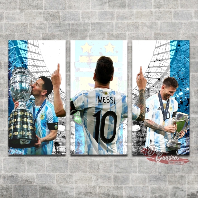 Triptico Argentina Messi