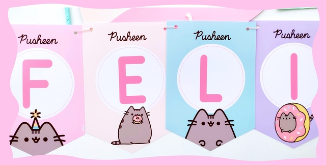 FREE Printable Pusheen Alphabet Banner Pack Pusheen, 51% OFF