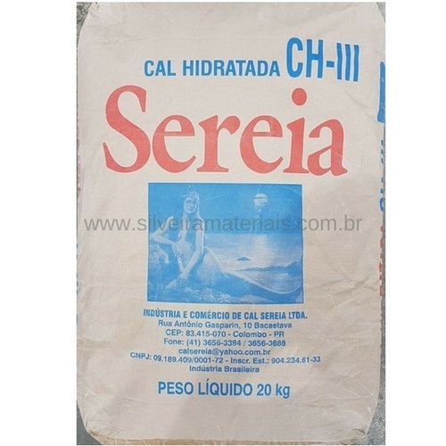 CAL HIDRATADA 20Kg - SEREIA