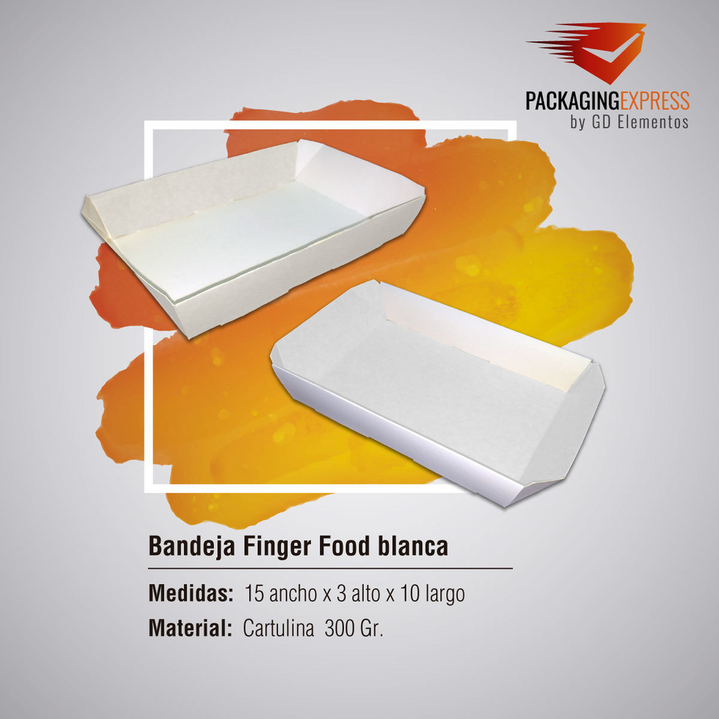 Bandejas descartables Finger food Food truck