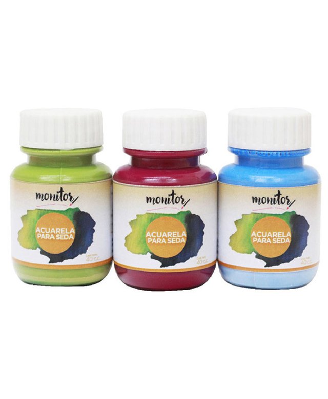 Acuarela para seda Monitor Turquesa - Artística Leidi