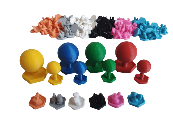 COSMOS - Kit completo Protoplanetas, Satélites, Elementos e Asteroides