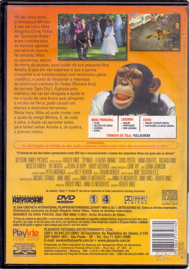 DVD SPYMATE / O AGENTE ANIMAL [12] - CYBERSEBO